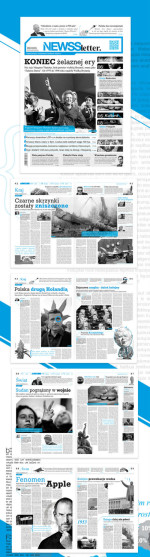 Beautiful Newsletter Print Designs for Businesses